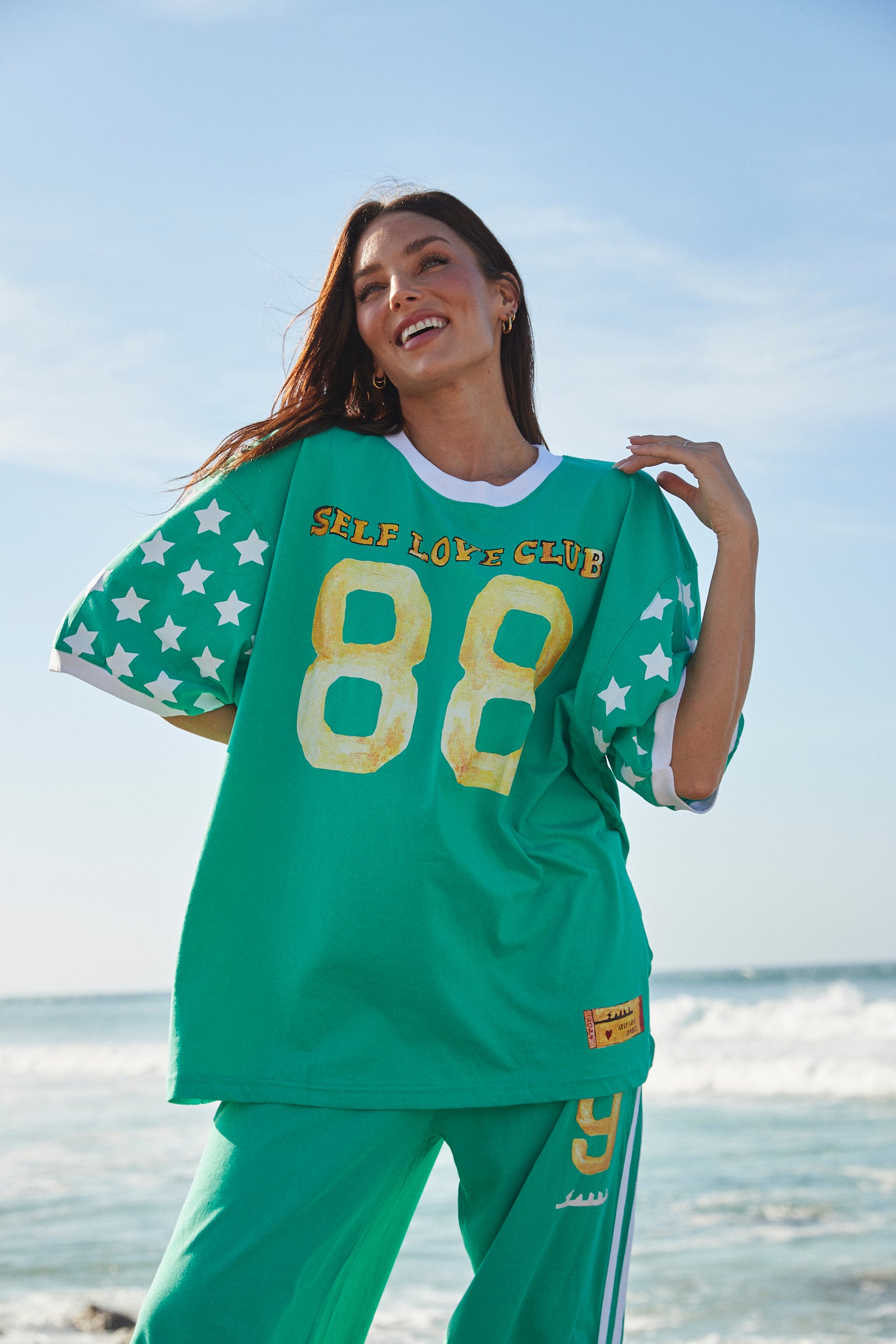 The very oversized you cute tee - green